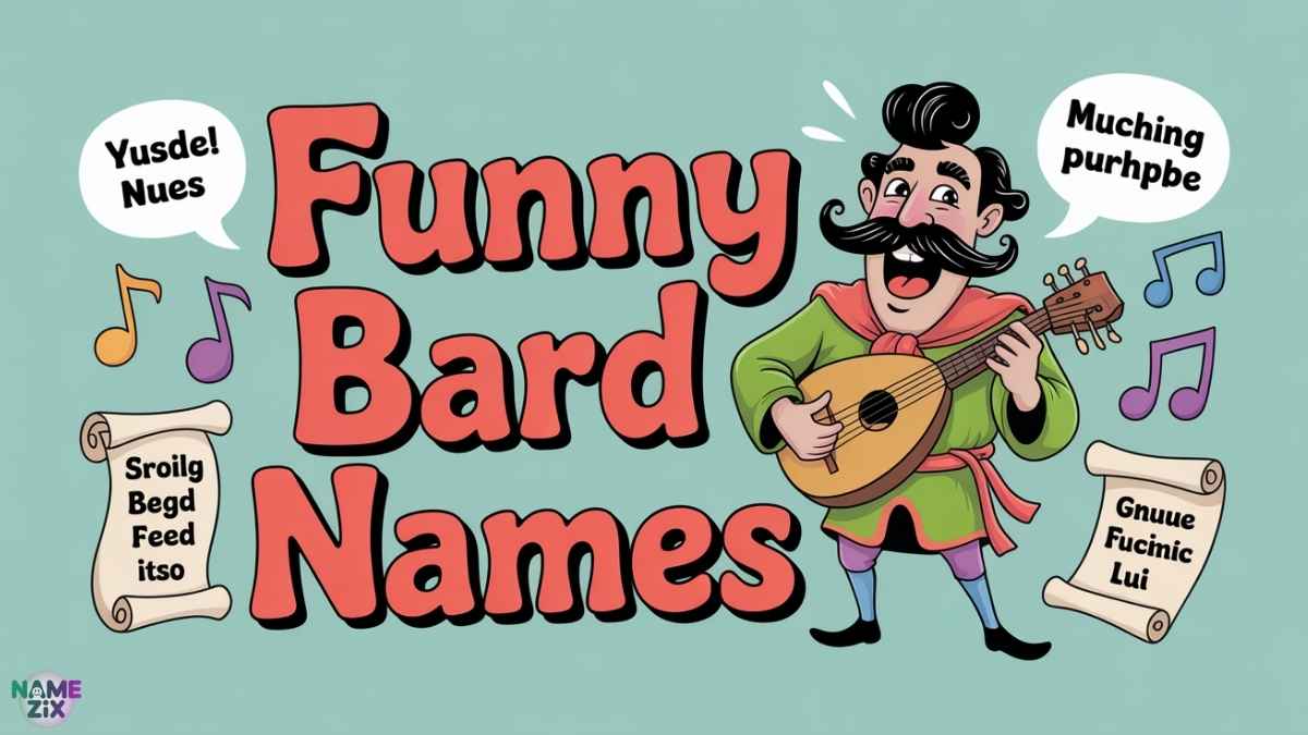 Top 300 Funny Bard Names for DnD, BG3 & RPG Fun